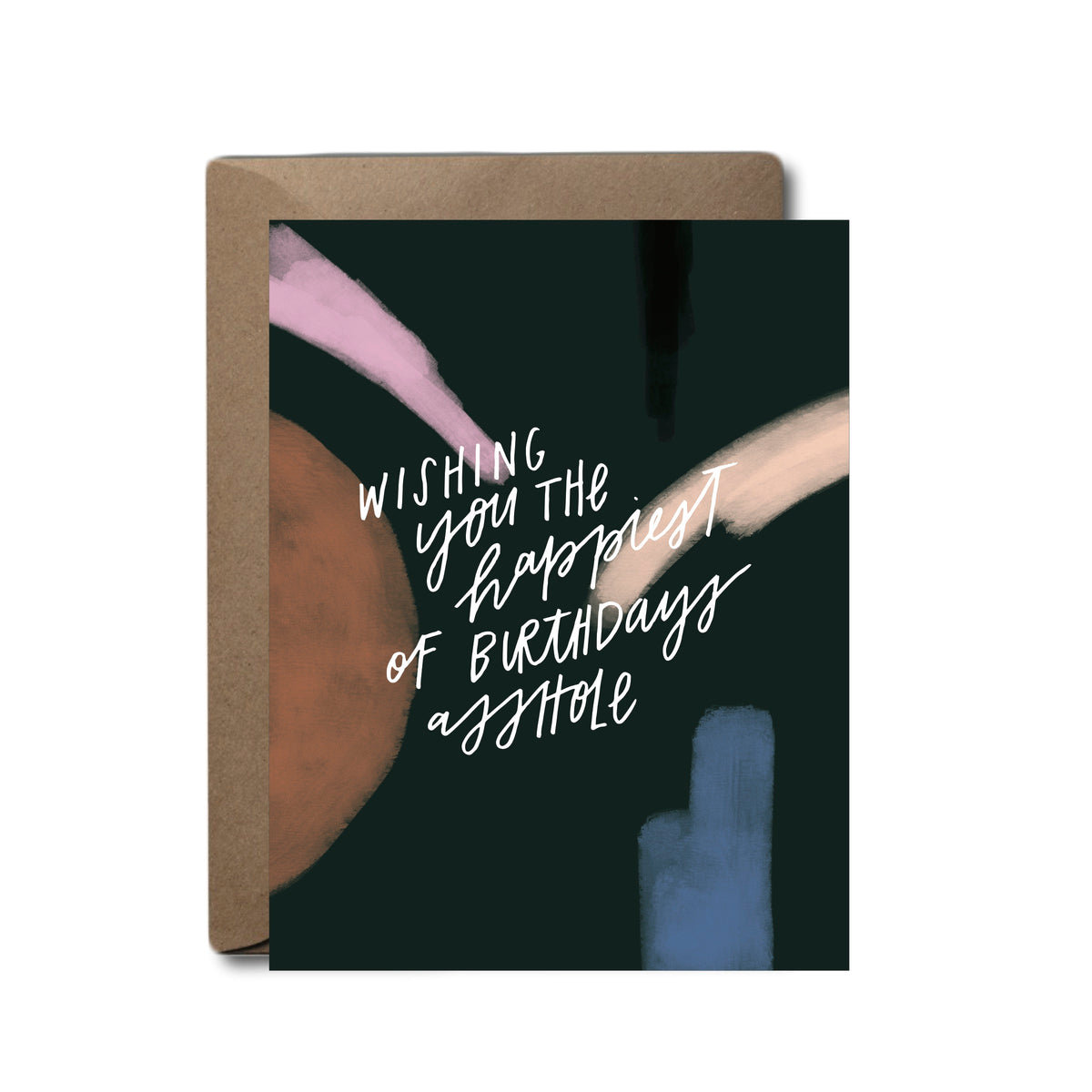 Asshole Birthday Greeting Card | A2 – black lab studio